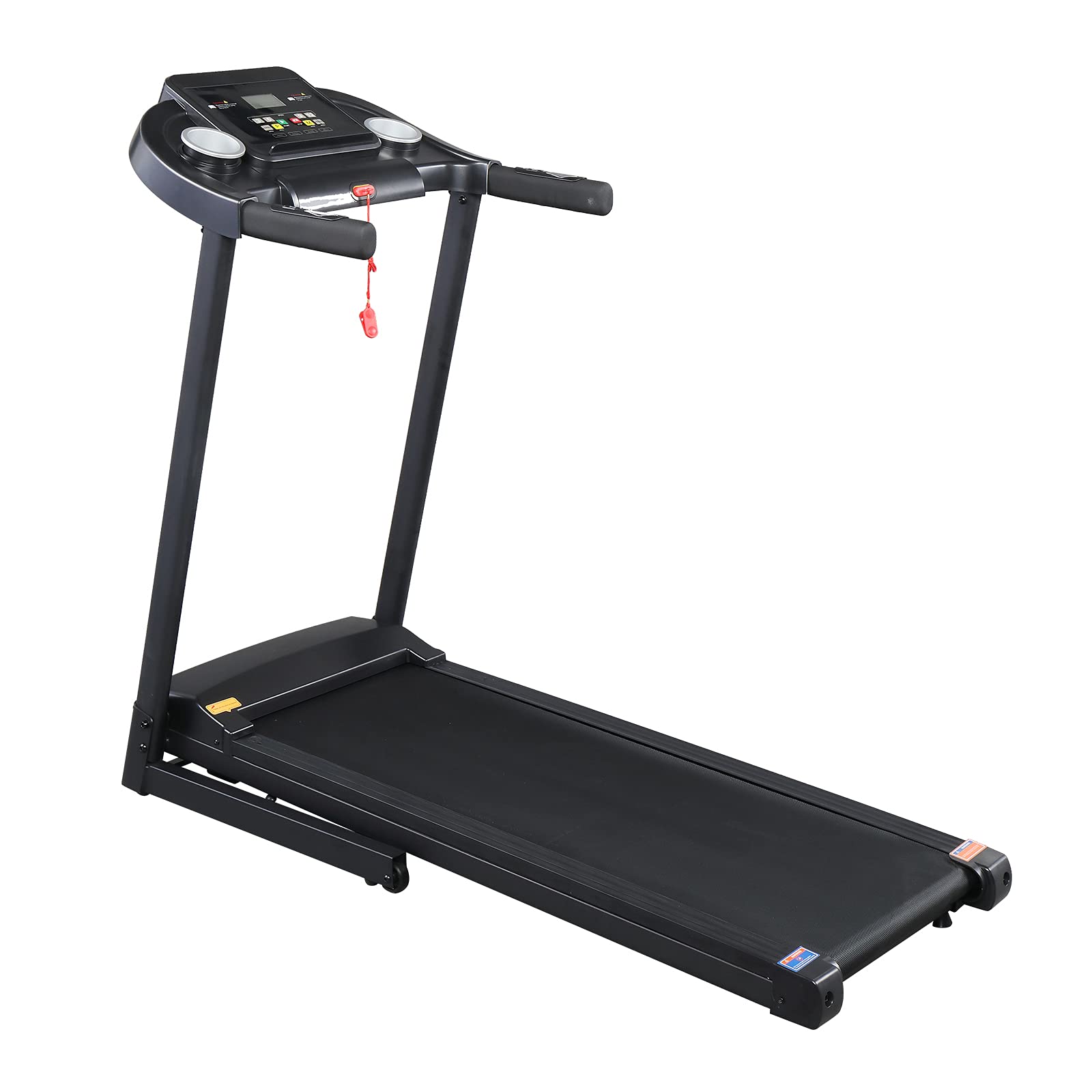 MengK 1.0HP Single Function Electric Treadmill with Hydraulic Rod
