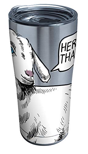 Tervis Herd That Goat Triple Walled Insulated Tumbler Travel Cup Keeps Drinks Cold & Hot, 20oz Legacy, Stainless Steel