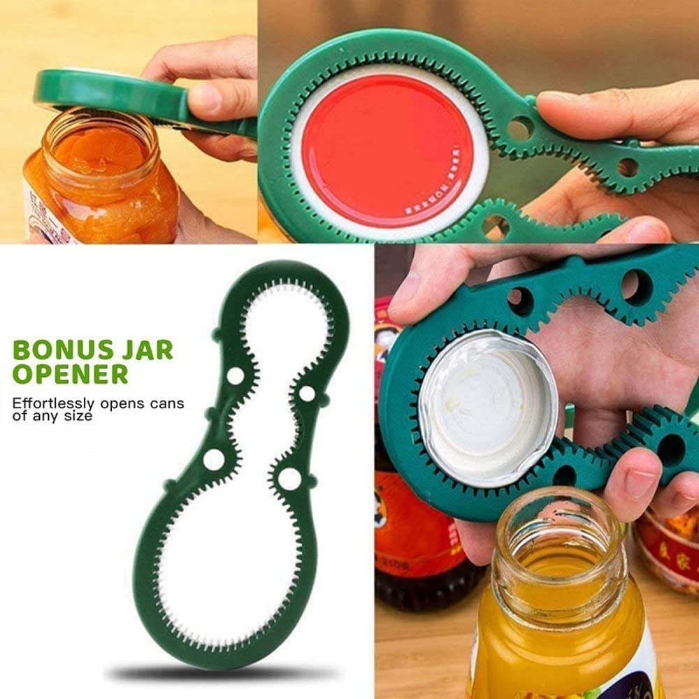 Electric Can Opener 2.0 Portable Safety Can One Press to Open with a Manual Can Opener, 2.7*1.6*6.9in
