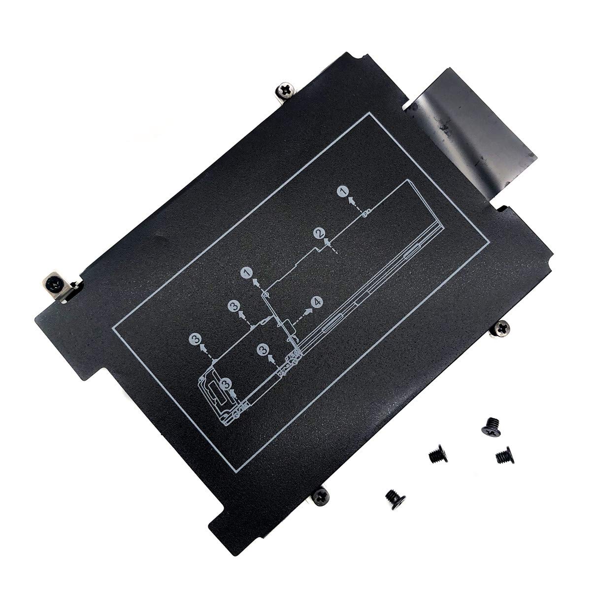 Hard Drive Caddy Bracket with Screws Replacement for HP EliteBook 840 850 740 750 745 755 G3 Series Laptop (NOT Compatible with 840 G1 G2)