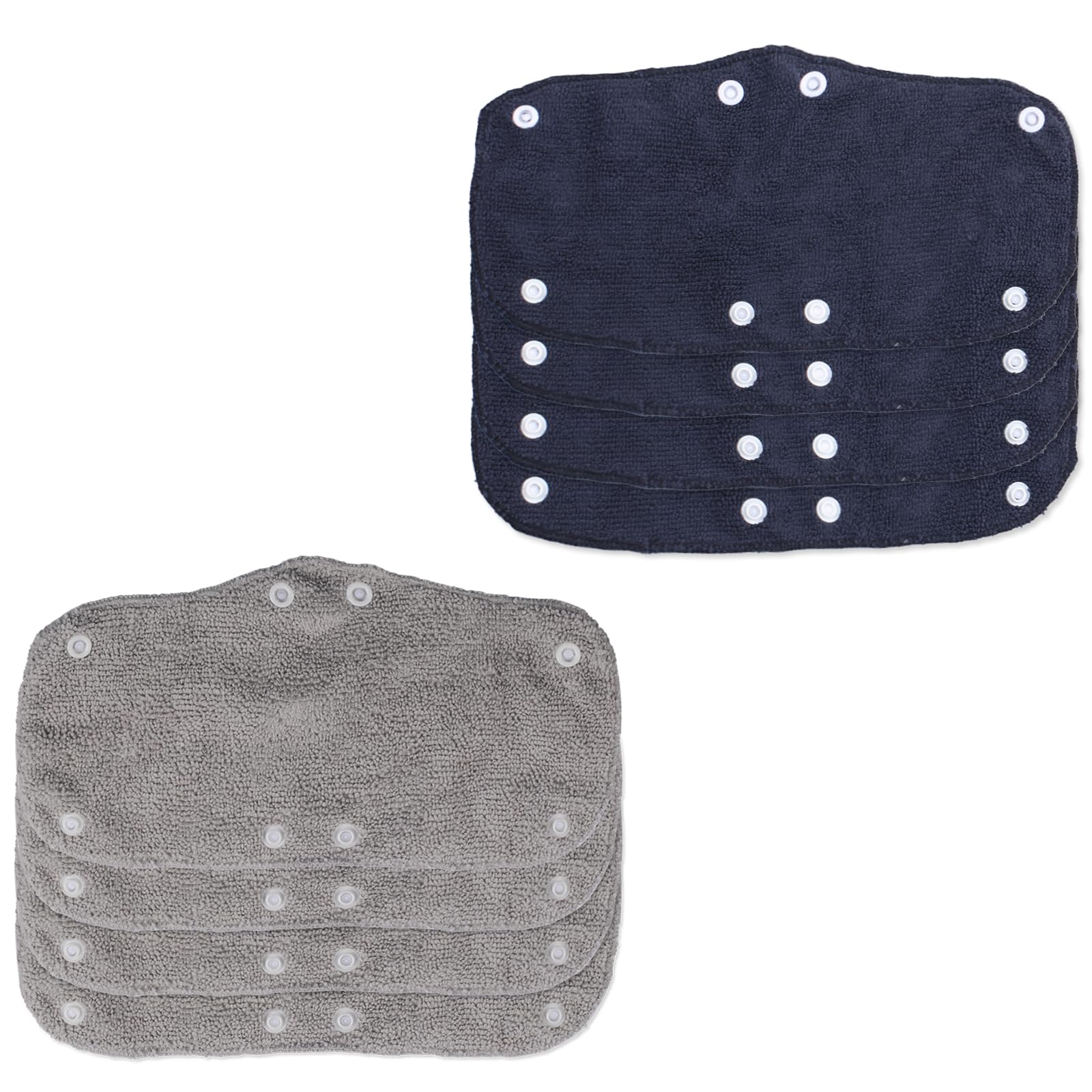 Hard Hat Sweatband, 8pcs Helmet Sweatbands, Hard Hat Liners Washable, Reusable Safety Hat Sweatband Snap on Hard Hat Accessories Helmet Comforter Pad Sweat Bands