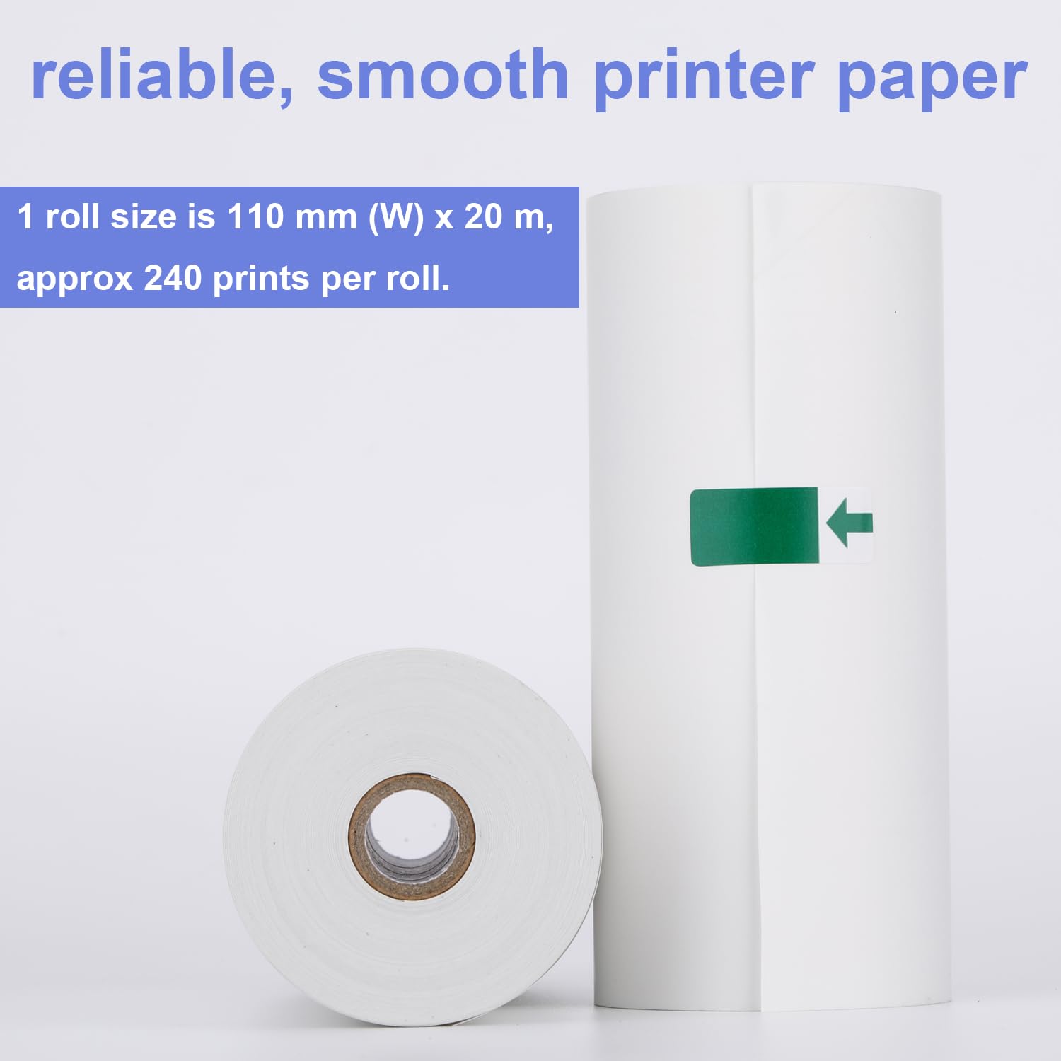 UPP-110HG Ultrasound Paper Compatible for Sony, 2 Roll High Gloss Ultrasound Thermal Print Film/Media 110mm x 18m