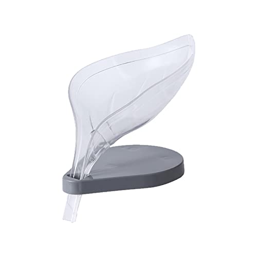 HALOU Soap Dish Drain Soap Rack Bathroom Accessories Suction Cup Soap Dish Tray Soap Dish for Soap Container