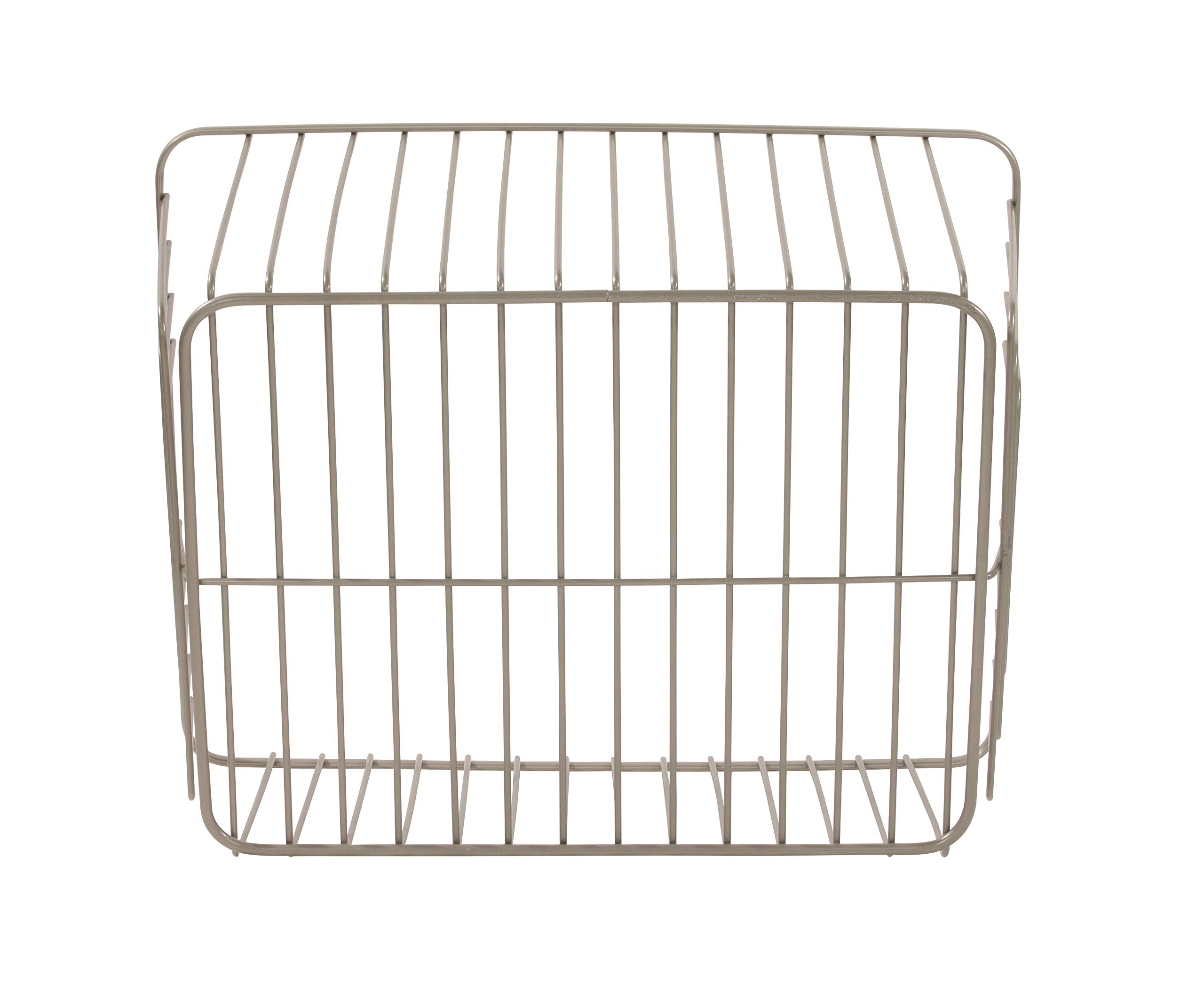 Spectrum Diversified Ashley Basket, Large, Satin Nickel