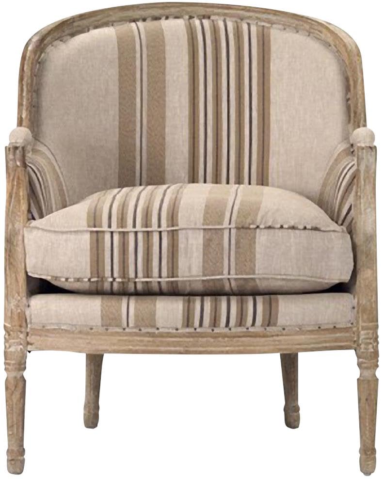 EuroLux Home Roland Club Chair Occasional Light Gray