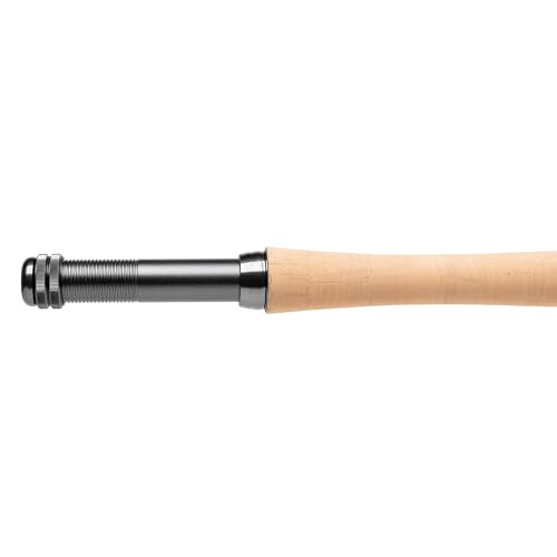 Greys Lance 9' 5wt Fly Fishing Rod, 4-Piece Intermediate Modulus Carbon Blank, Anodised Alloy Reel Seat, AAA Cork Handle