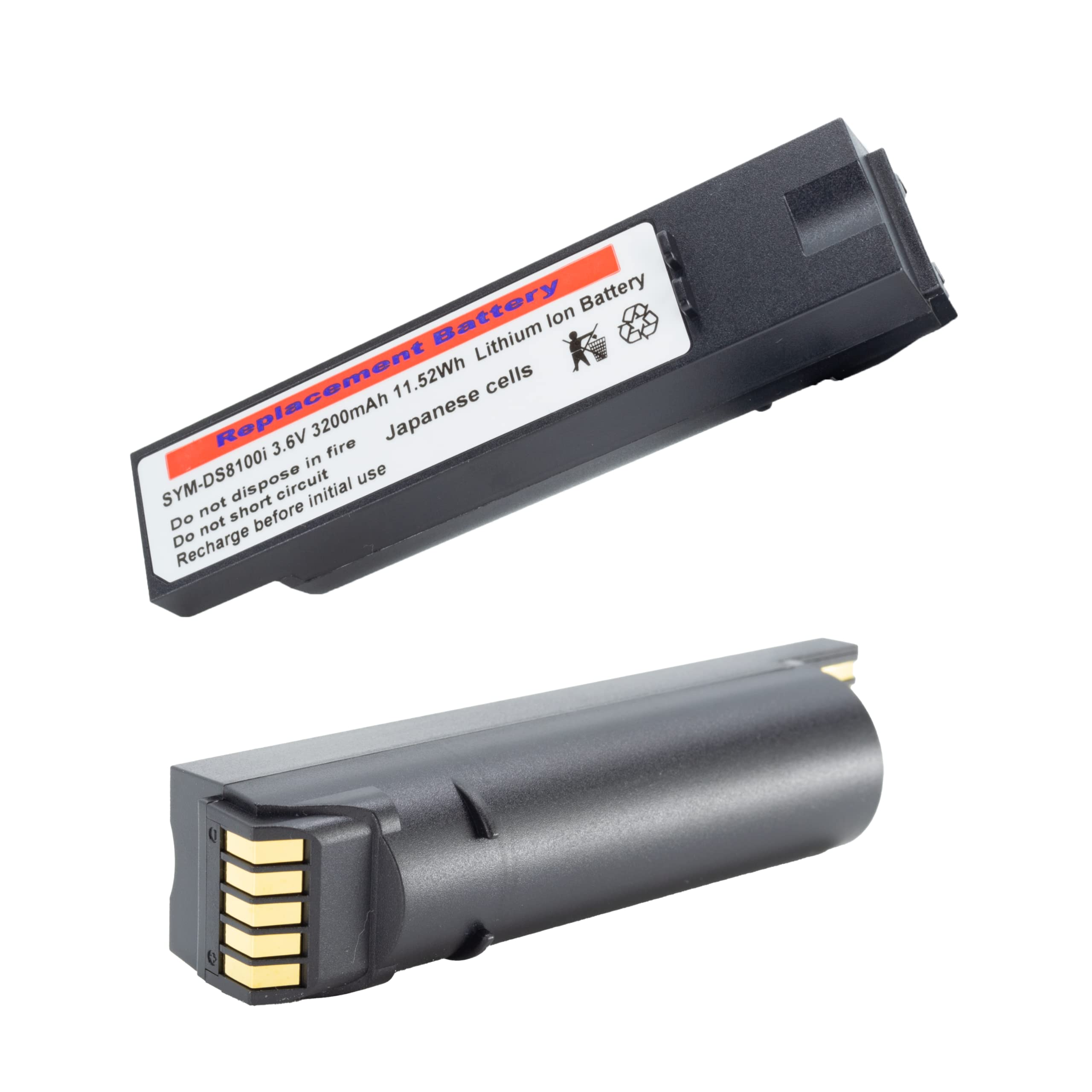Replacement Battery for Zebra DS8178 Wireless Barcode Scanners, Li-Ion Rechargeable 3200mAh Extended Life | Replaces BTRY-DS81EAB0E-00, 81-176890-01, 71-176890-01