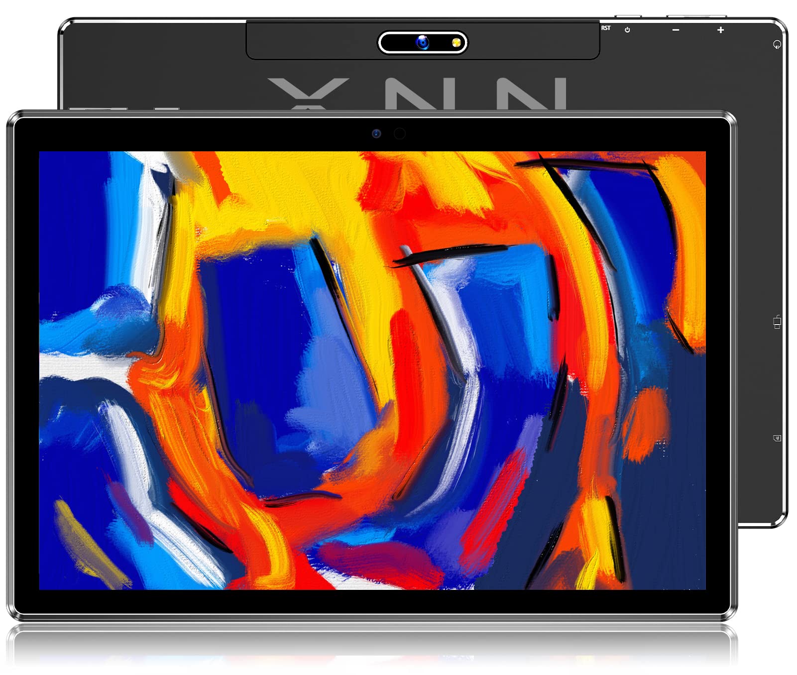 XNN Tablet 10 Inch, Android Tablets, Quad-Core Processor, 32GB ROM 128GB Expand,2+5MP Camera,IPS HD Touch Scree, 6000mah Battery, WiFi Bluetooth, 2023 Powerful Performance Tablet Computer(Black)