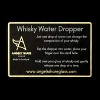 Glass Whiskey Water Dropper with a Glass Angel Top,Made in Scotland - Water Pipette for Scotch, Whiskey, Bourbon Gift, Whiskey Bar Accessory by Angels Share Glass