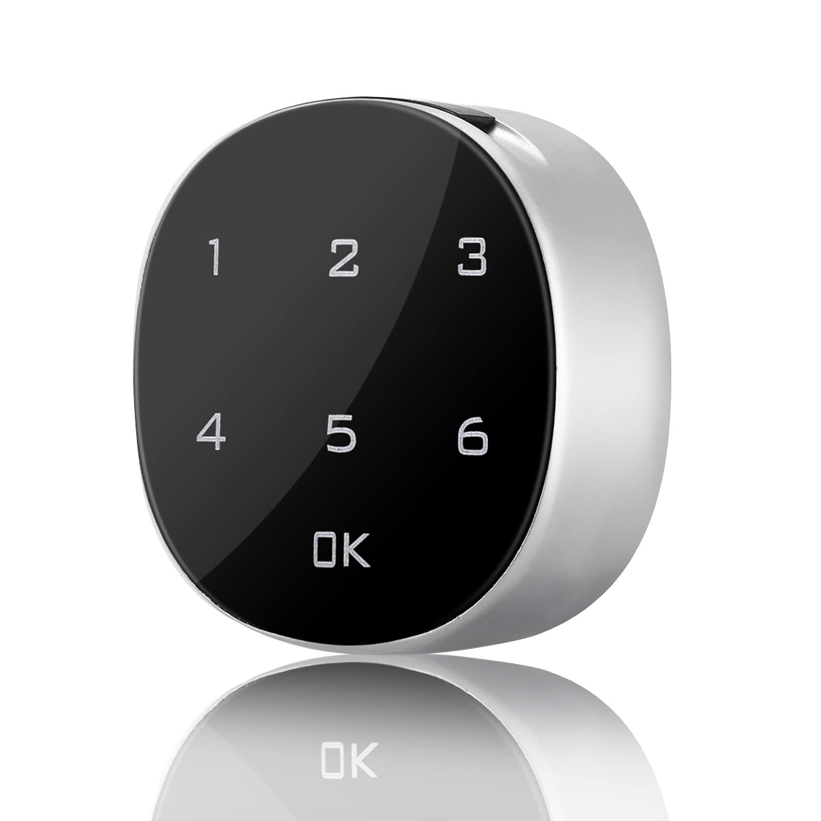 Digital Electronic Coded Lock,Touch Screen Password Lock for Cabinet Mailbox File Sauna Drawer School Lockers,Easy to Install(2.56 Inch)
