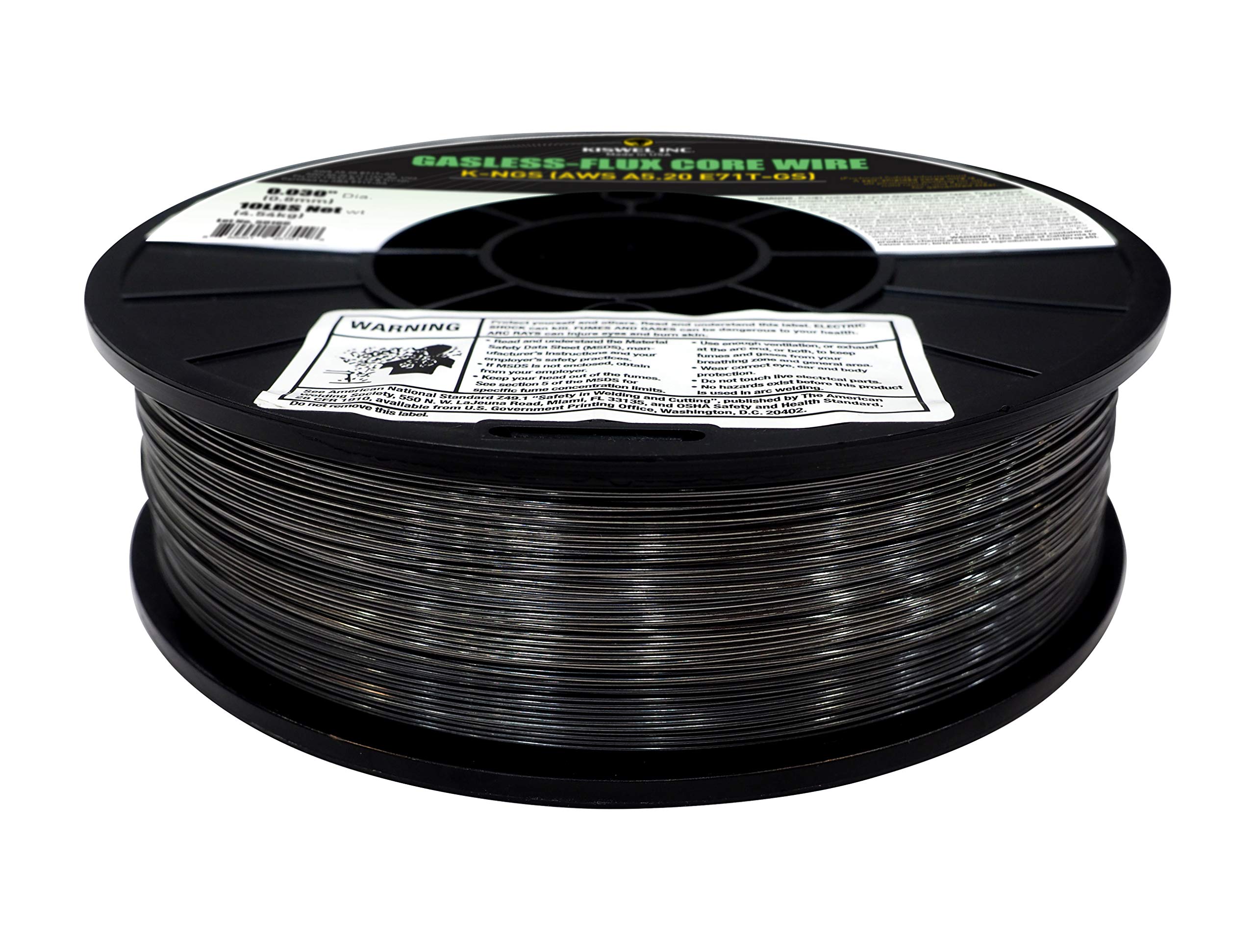 Kiswel USA K-NGS E-71TGS 0.030in. Dia 10lb. Gasless-Flux Core Wire Welding wire Made in USA