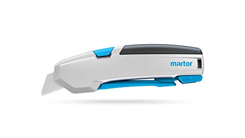 Martor 625001 Secupro Automatic Retractable Safety Knife, Standard, Gray