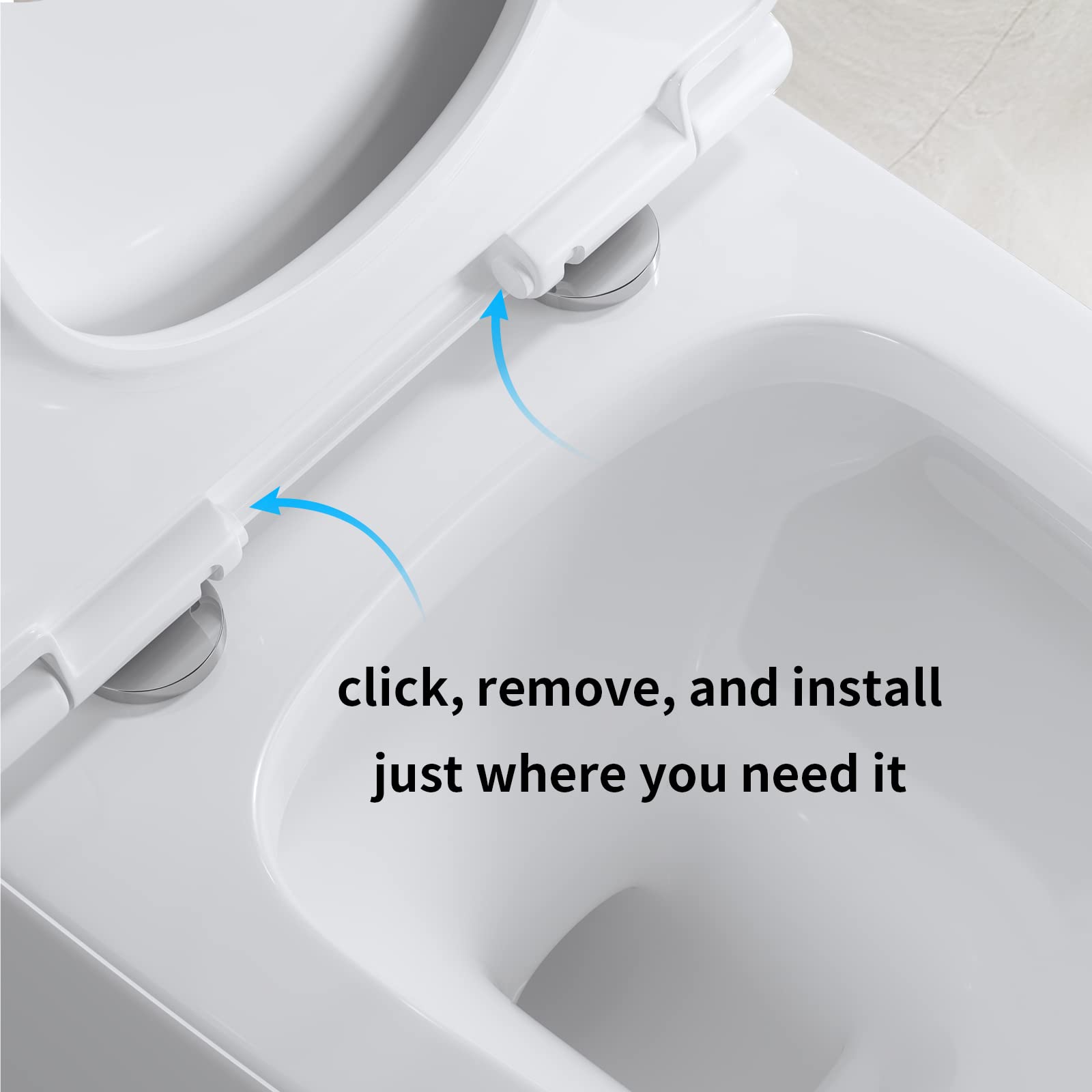 Dual Flush Elongated Standard One Piece Toilet with Comfortable Seat Height, Powerful & Quiet Dual Flush Modern Toilet, 12'' Rough-In, Glossy White,6636