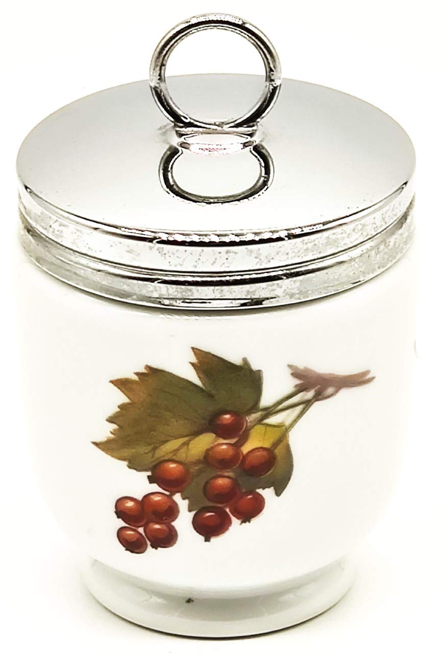 Royal Worcester Evesham Gold Porcelain 2-1/4 x 3-Inch King Size Egg Coddler