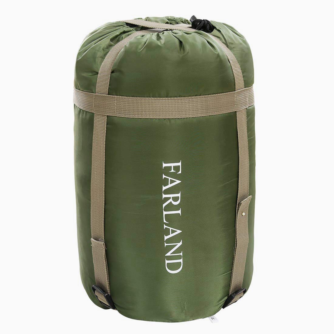 FARLAND Sleeping Bags 20℉ for Adults Teens Kids with Compression Sack Portable and Lightweight for 3-4 Season Camping, Hiking,Waterproof, Backpacking and Outdoors (Dark Grey Double, Rectangle)