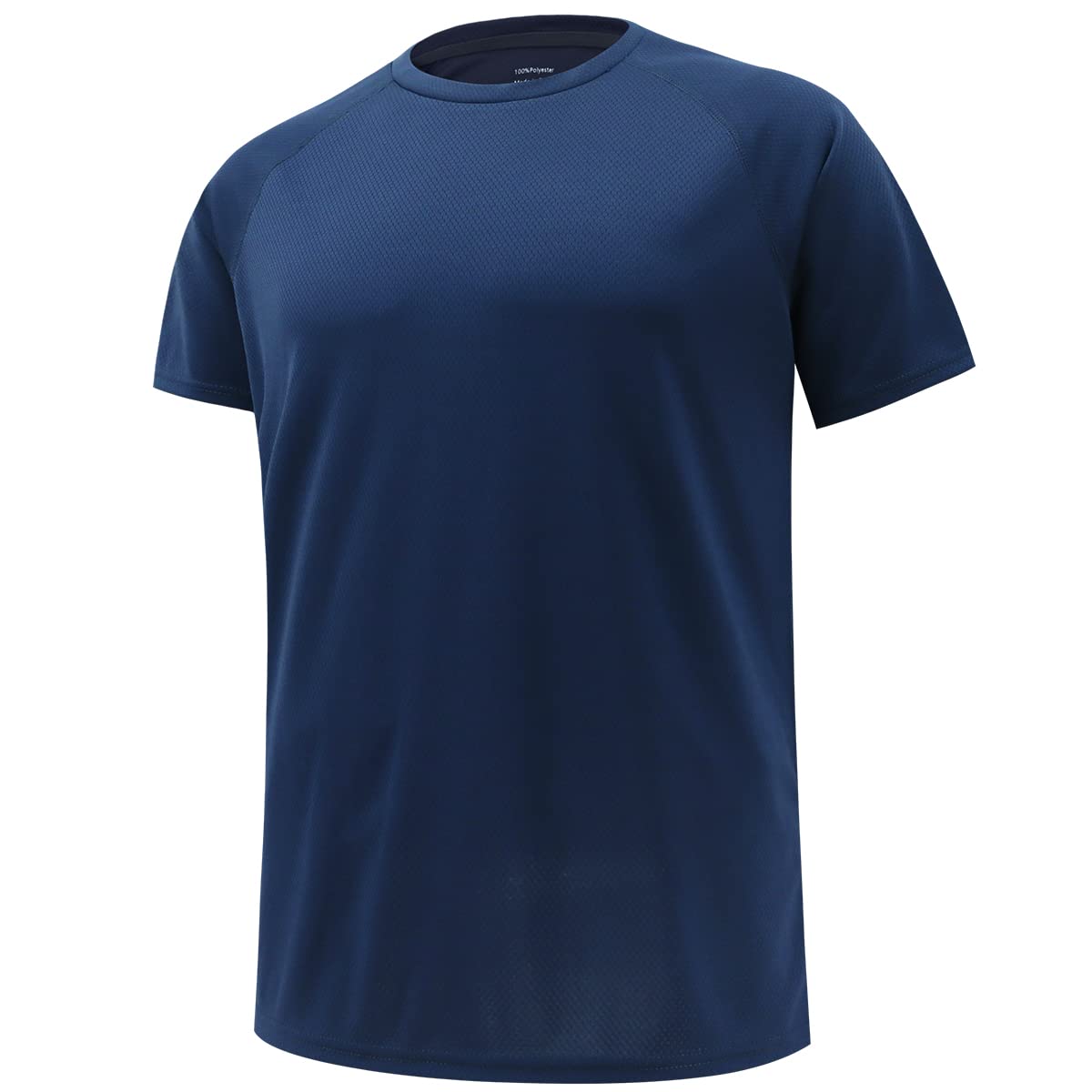 Mens Workout Shirts Short Sleeve - Dry Fit T Shirts Moisture Wicking - Gym Shirts Men Athletic, Running Shirts Pack Quick Dry (Small, 5-Pack Black, Grey, Green, Navy, Blue)