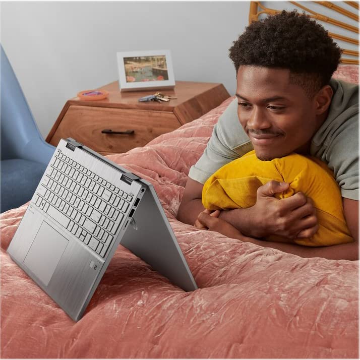 HP Pavilion x360 14-in 2-in-1 Laptop/Tablet with Intel i5-1235U, 8GB RAM - Silver Bundle with Elite Suite 18 Software + 1 Year Protection Warranty