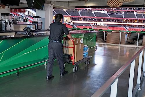Rubbermaid Commercial Products Platform Truck Motorized Kit, Medium Size, 24"x48", for Moving Heavy Loads in Industrial/Commercial/Warehouse Environments