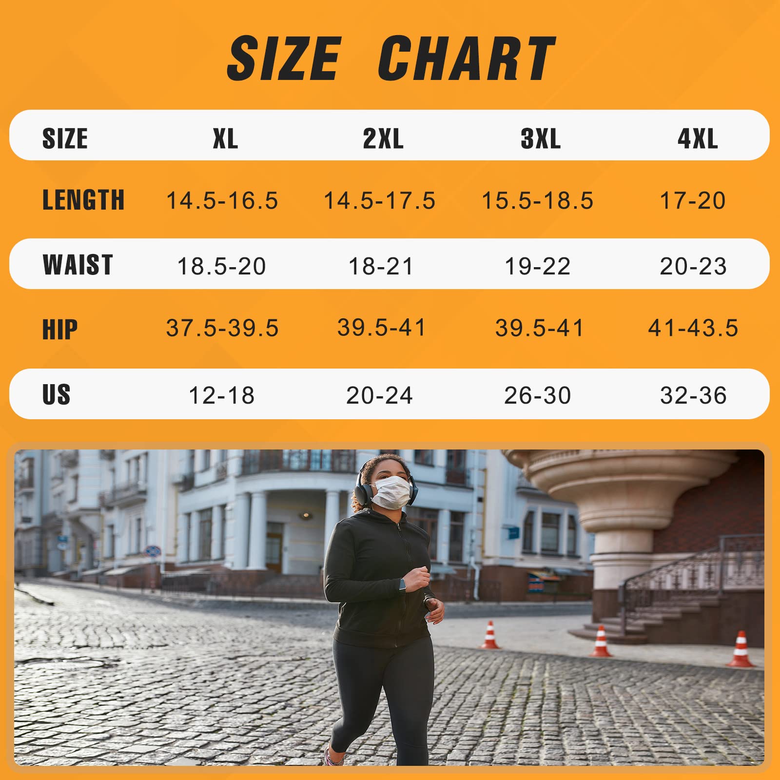 GROTEEN 3 Pack Plus Size Capri Leggings for Women-High Waisted Tummy Control Workout Black Yoga Pants