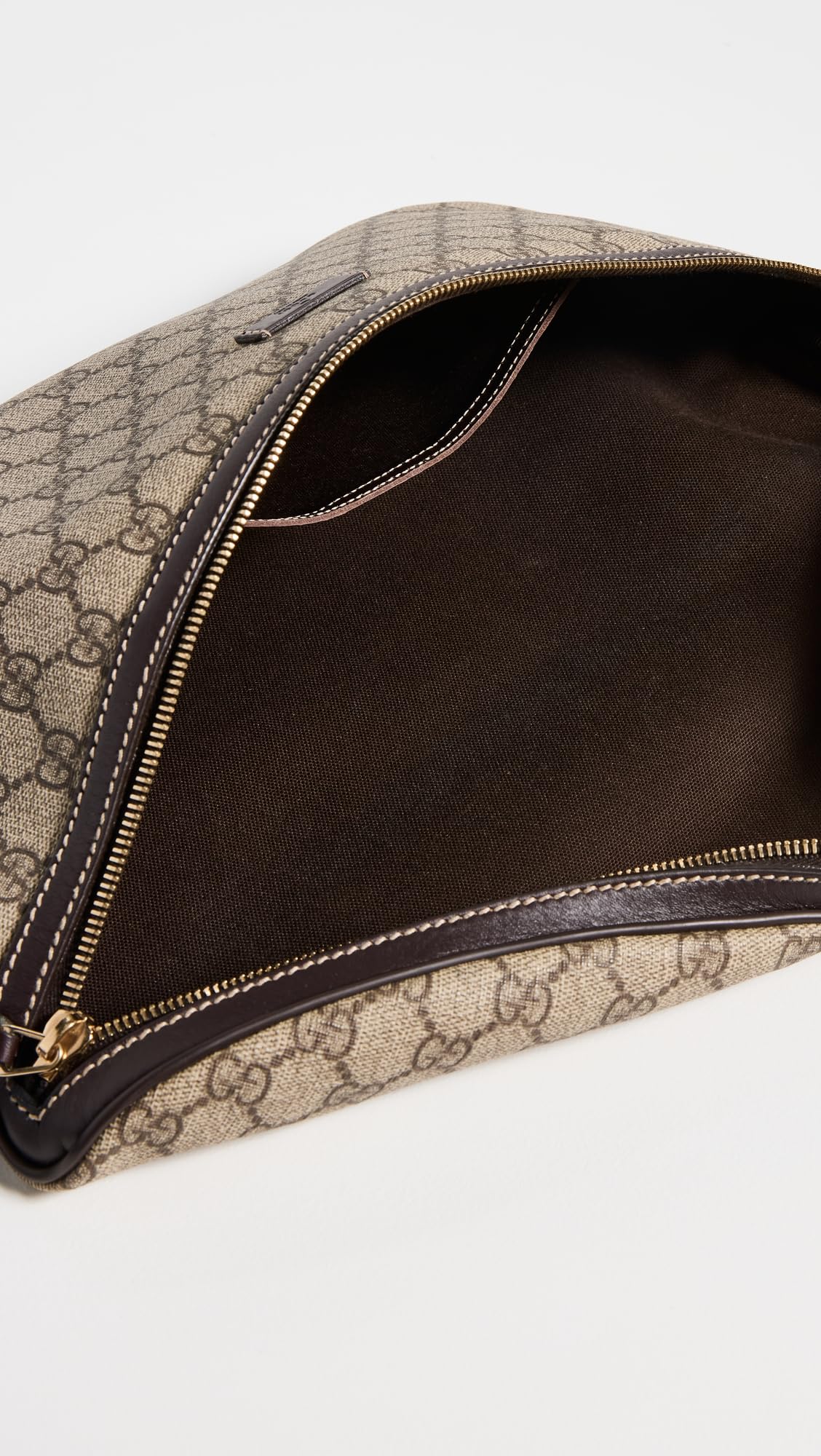 Gucci Women's Pre-Loved Brown Coated Canvas Waistpouch, Brown, One Size