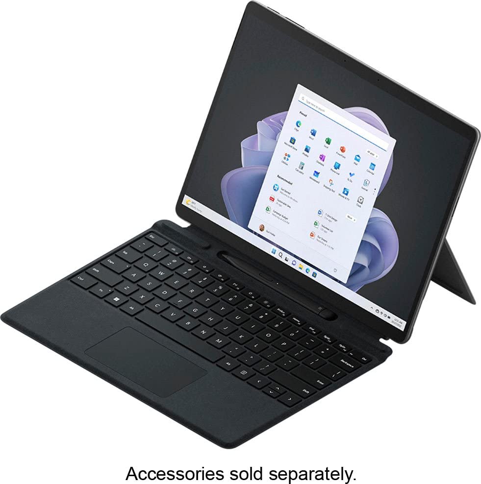 Microsoft Surface Pro 9, 13.3" Touchscreen 2-in-1 Tablet, 12th Gen Intel Core i7-1255U, Intel Iris Xe Graphics, 16GB DDR5 RAM, 512GB SSD, Windows 11h, Graphite, Device Only, with Stylus Pen