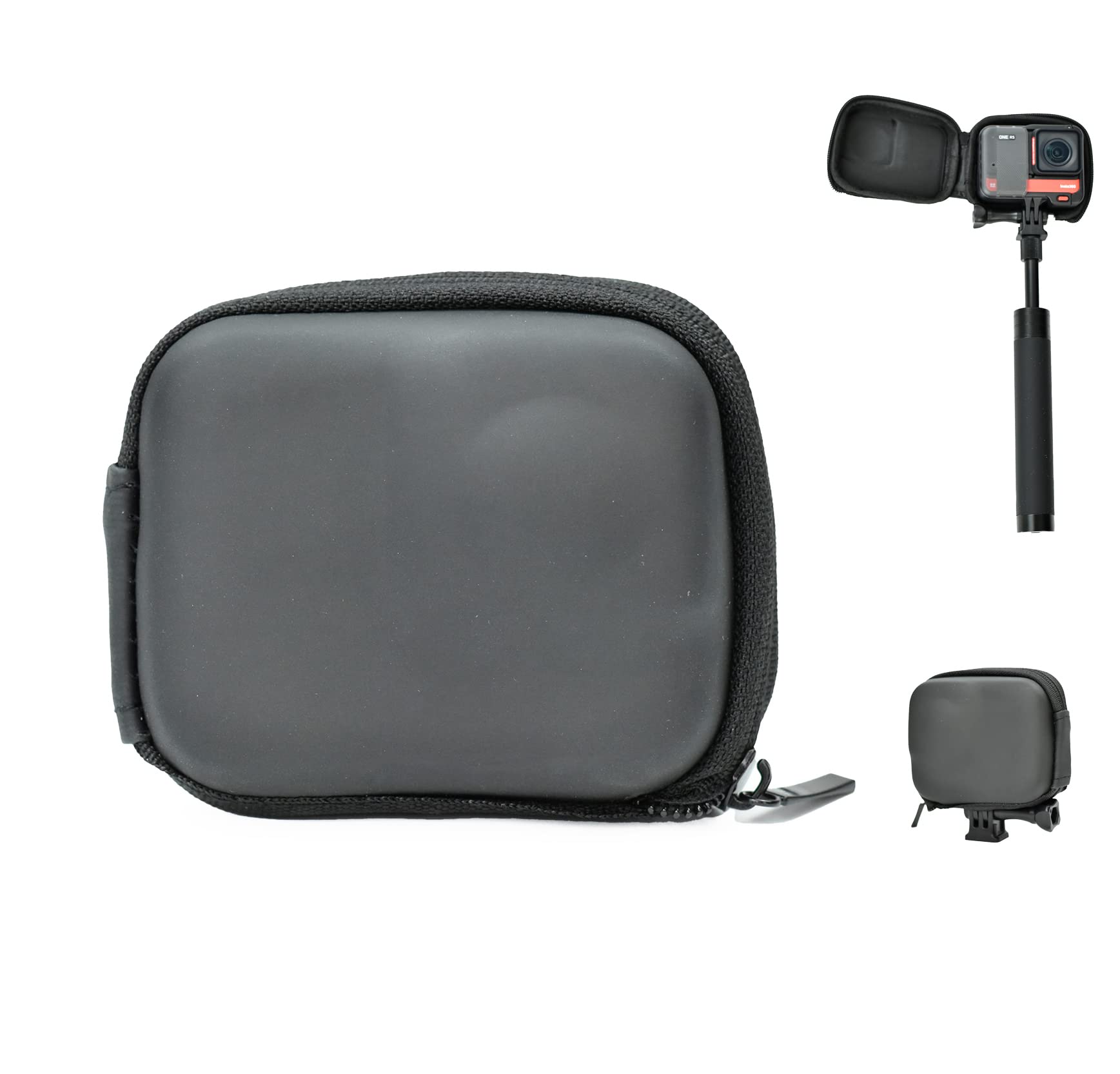 Fotoleey Carry Case for Insta360 One RS,One R Compatible with Twin Edition and 4K Edition including Lens and Screen Protector Kit (Mini Bag)