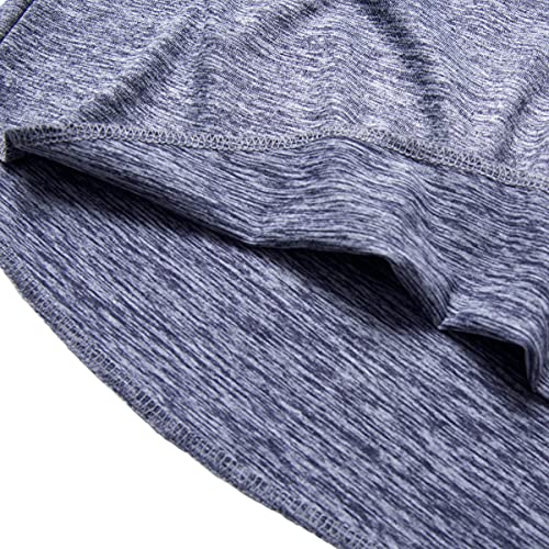 Fruit of the Loom Boys' Performance Baselayer Thermal Underwear Set, Blue Cove Heather, 8