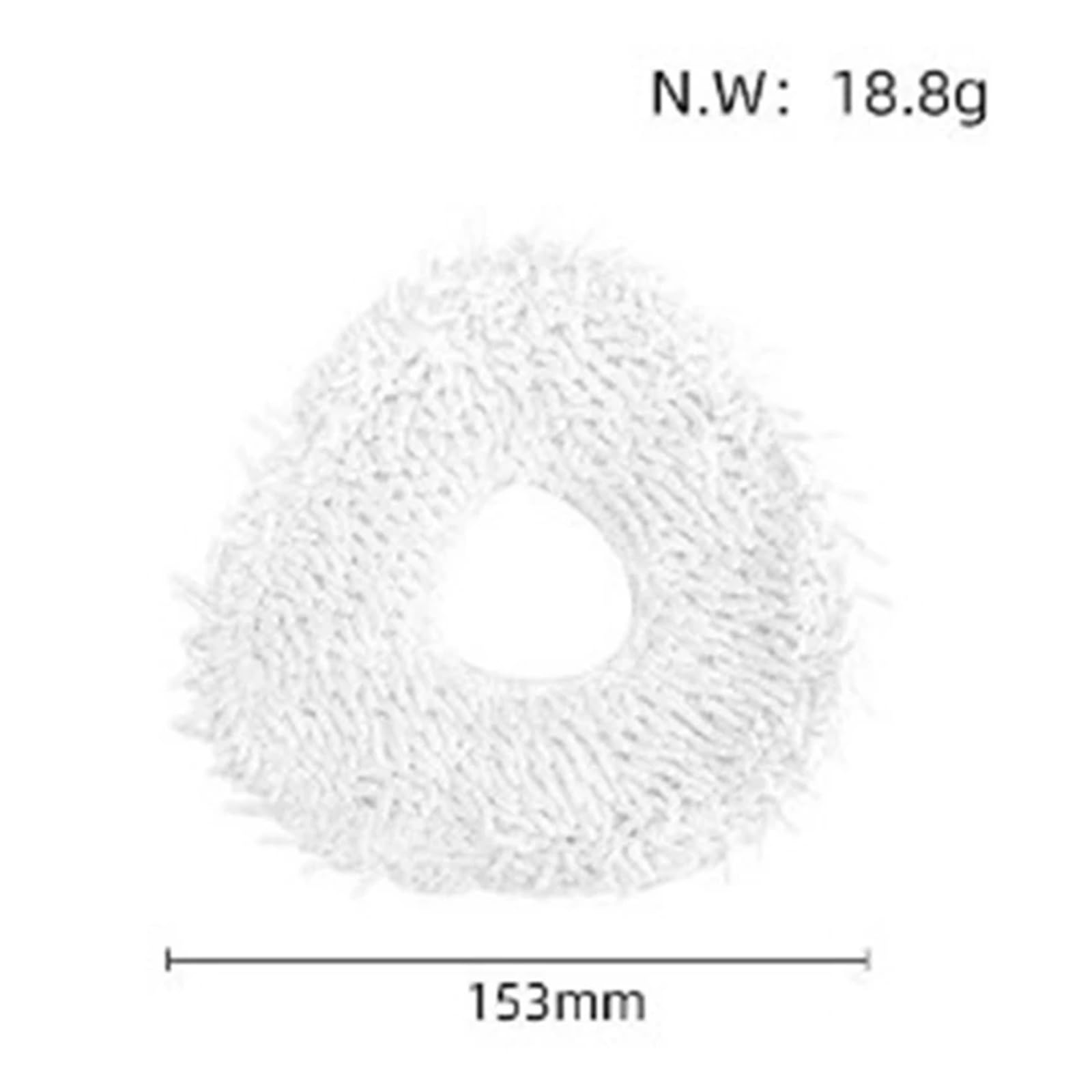 SNEEKE 15Pcs Vacuum Cleaner Mop Pad Resuable Mop Cloth Parts,Compatible for Narwal T10 Robot Sweeping Accessories Parts Microfiber Mops Parts Cleaning Accessories