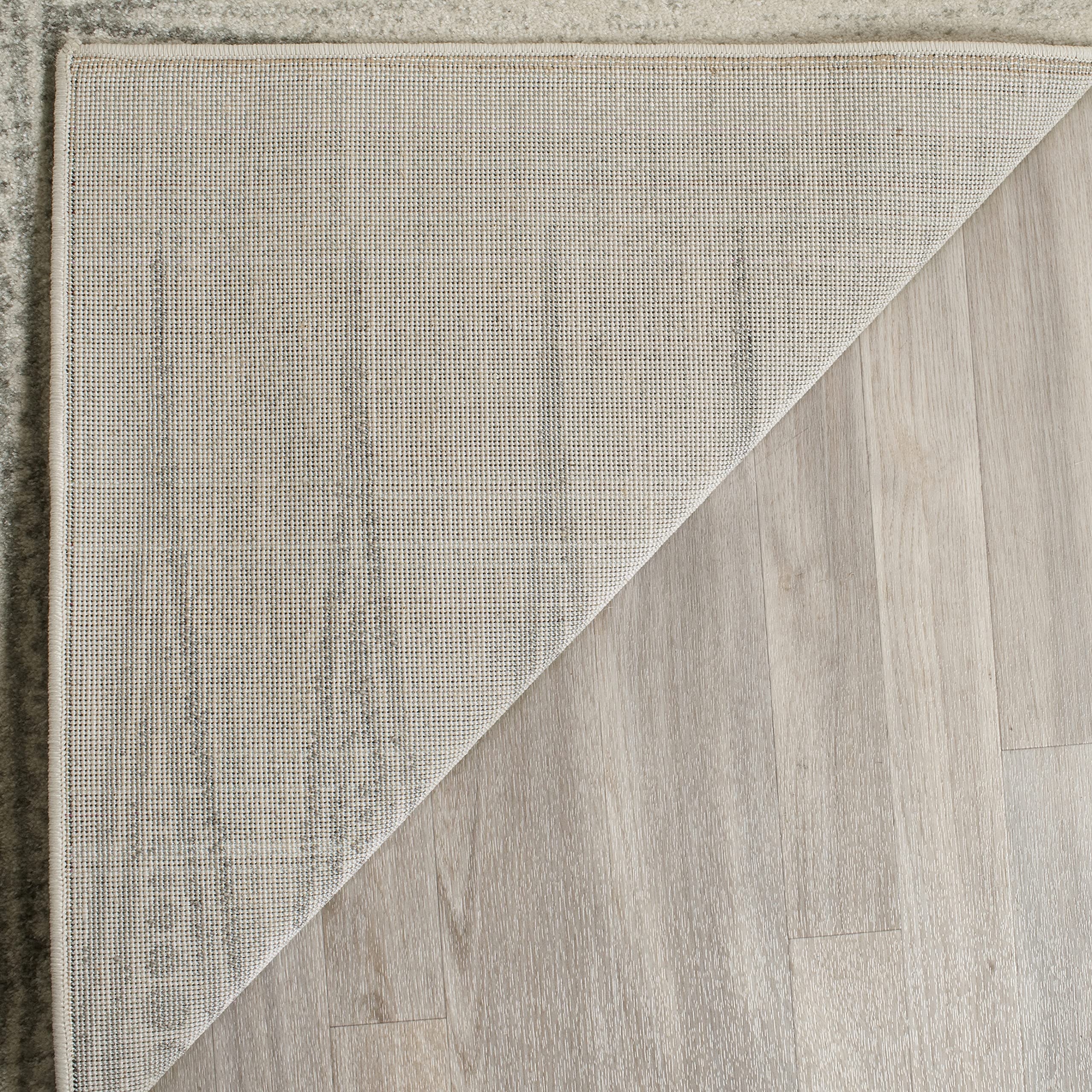 SAFAVIEH Evoke Collection 3' x 5' Ivory / Silver EVK226Z Boho Non-Shedding Living Room Bedroom Accent Rug