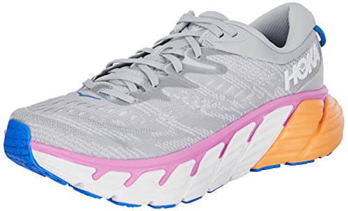 HOKA ONE ONE Womens Gaviota 4 Textile Synthetic Harbor Mist Nimbus Cloud Trainers 10 US