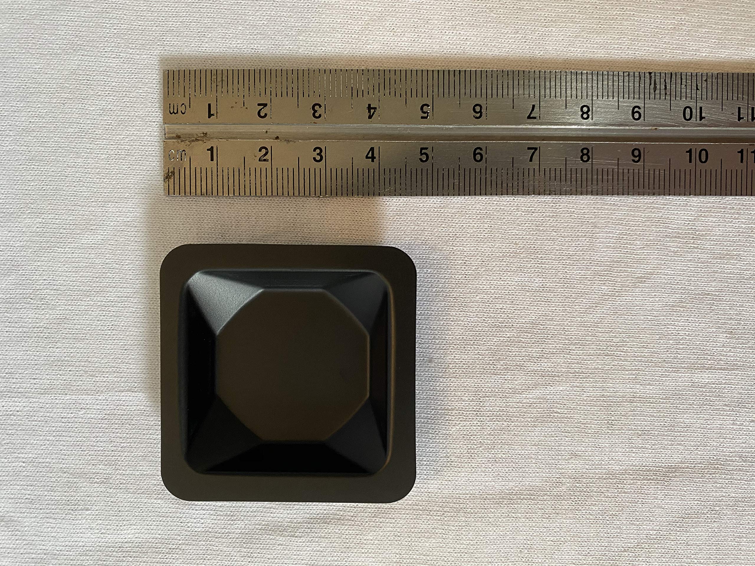 Standard Weighing Boats, W-S46-BK-100, 46mm, Small, Black, Pack of 100