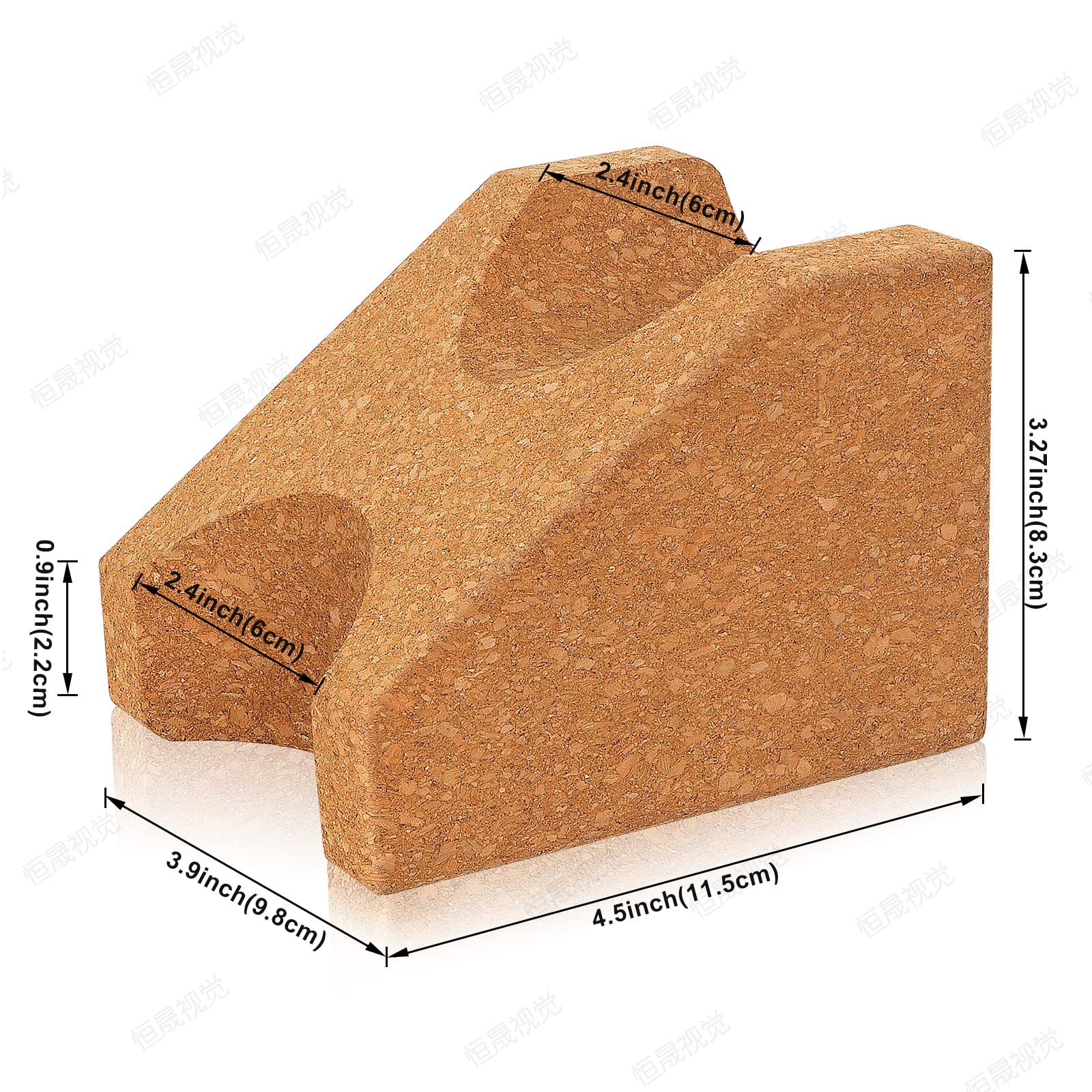 Guitar Neck Rest, Portuguese Cork Guitar Neck Cradle Support Pillow String Instrument Luthier Tool for Guitar Workstation, Ukuleles, Violins, Banjos, Mandolins, Basses