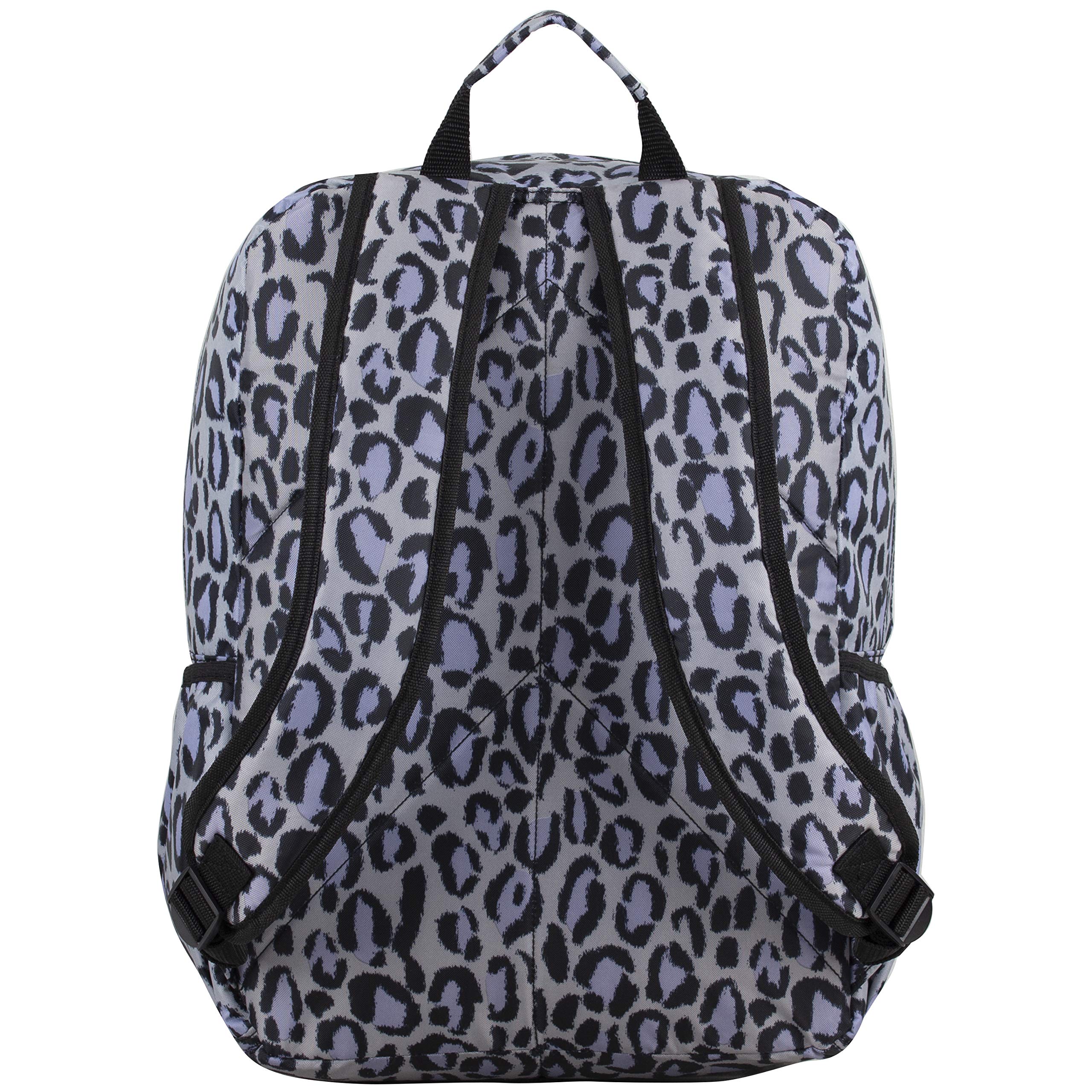 Eastsport Fashion Lifestyle Backpack with Oversized Main Compartment for College or Travel/Hiking, Black/Red Static Camo Print