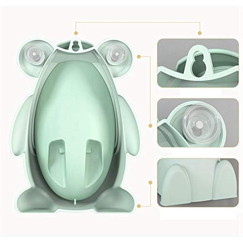 Misaso Baby Boy Urinal Infant Toddler Wall-Mounted Potty Stand Vertical Pee -Blue