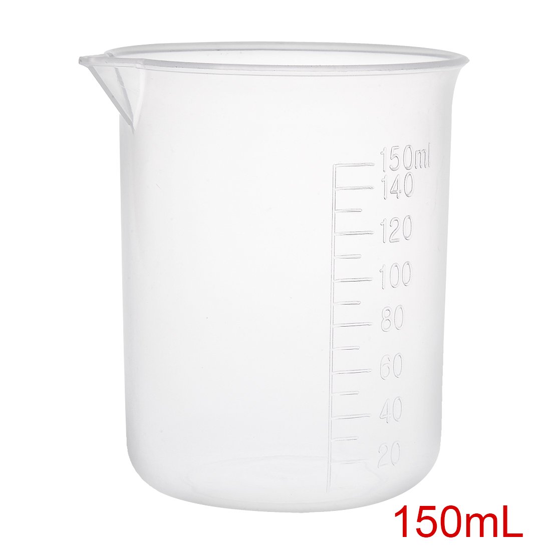 uxcell 5pcs Measuring Cup Labs PP Graduated Beakers 150ml