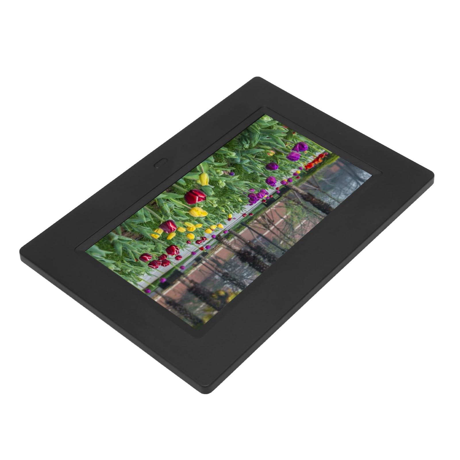 HD Digital Photo Frame, Slideshow 7 Inch IPS Screen Support USB 100β240V Electronic Album with Remote Control for Wedding Party (UK Plug)