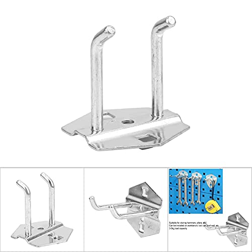 Pegboard Hook,Peg Boards For Wall,5PCS Hardware Tool Storage Rack Pegboard Hook Wall Mounted Garage Tool Storage Stand(50*¢6mm)