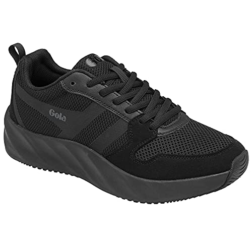 Gola Women's Lansen Road Running Shoe, Black Uni, 8