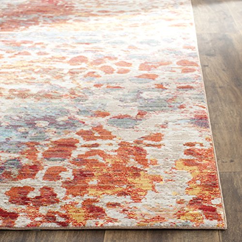 SAFAVIEH Valencia Collection Accent Rug - 3' x 5', Multi, Boho Chic Distressed Design, Non-Shedding & Easy Care, Ideal for High Traffic Areas in Entryway, Living Room, Bedroom (VAL218K)