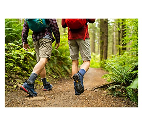 Topo Athletic Men's Trailventure Comfortable Cushioned Durable 5MM Drop Trail Running Shoes, Athletic Shoes for Speed Hiking, Navy/Red, Size 12