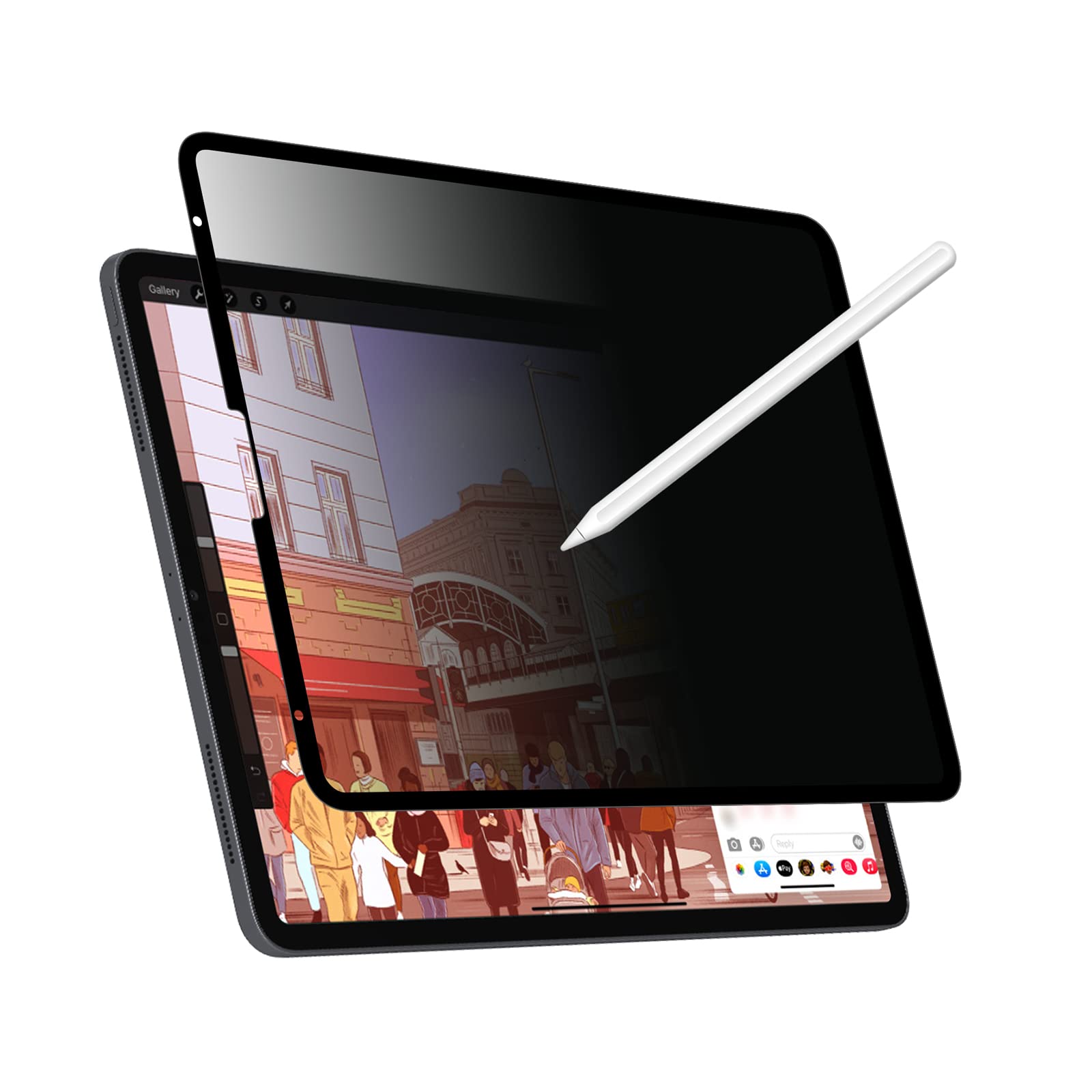 KCT Paperfeel Pro Privacy Screen Protector Compatible with iPad Air 5th Generation iPad Air 4th Generation (10.9 inch, 20222020) iPad Pro 11 Inch 2021&2020&2018(3rd&2nd&1st Gen),