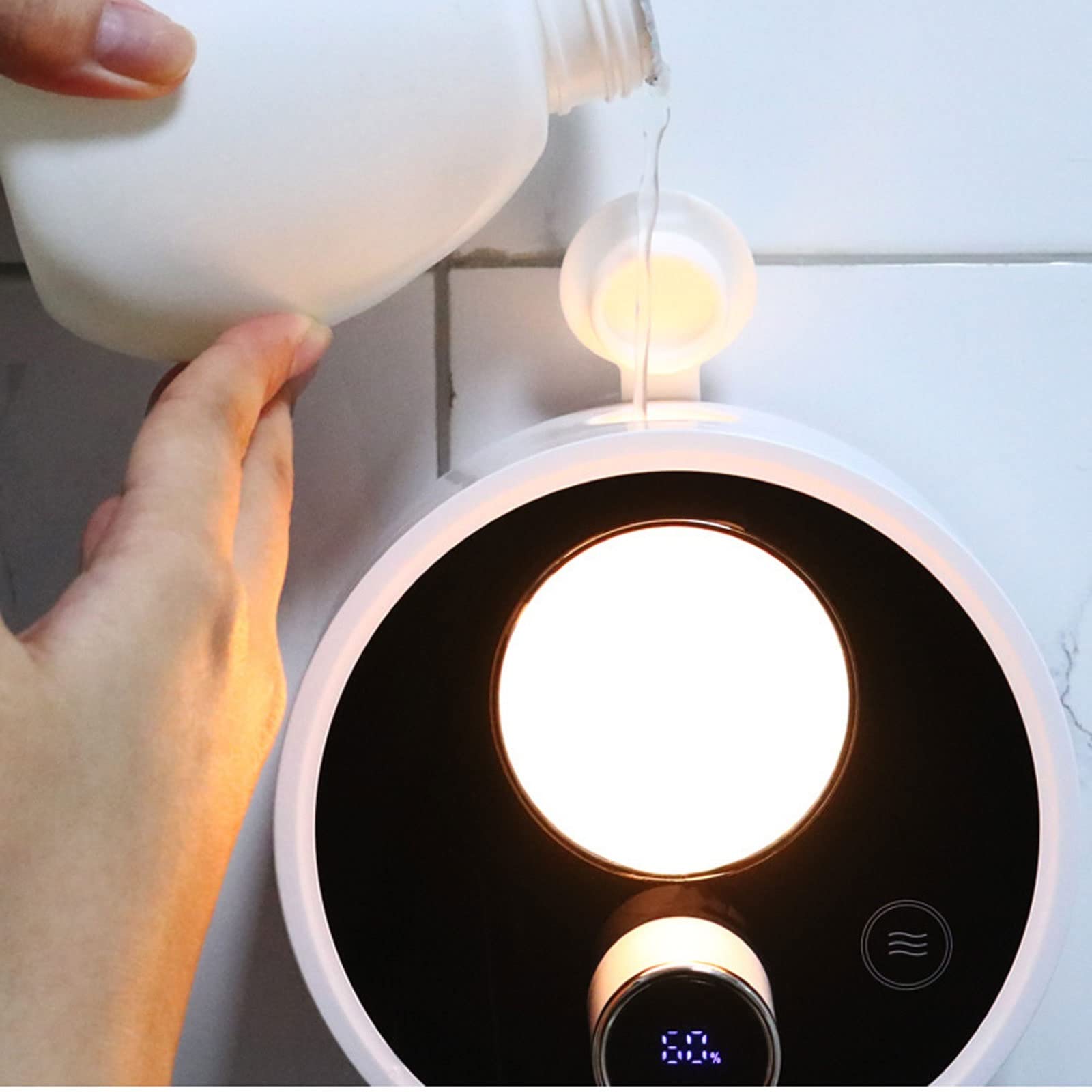 FEEGAR Automatic Soap Dispenser Wall Mounted Sensor Soap Dispenser Smart Foam Soap Dispenser with NightLight for Bathroom Hand Soap Dispenser