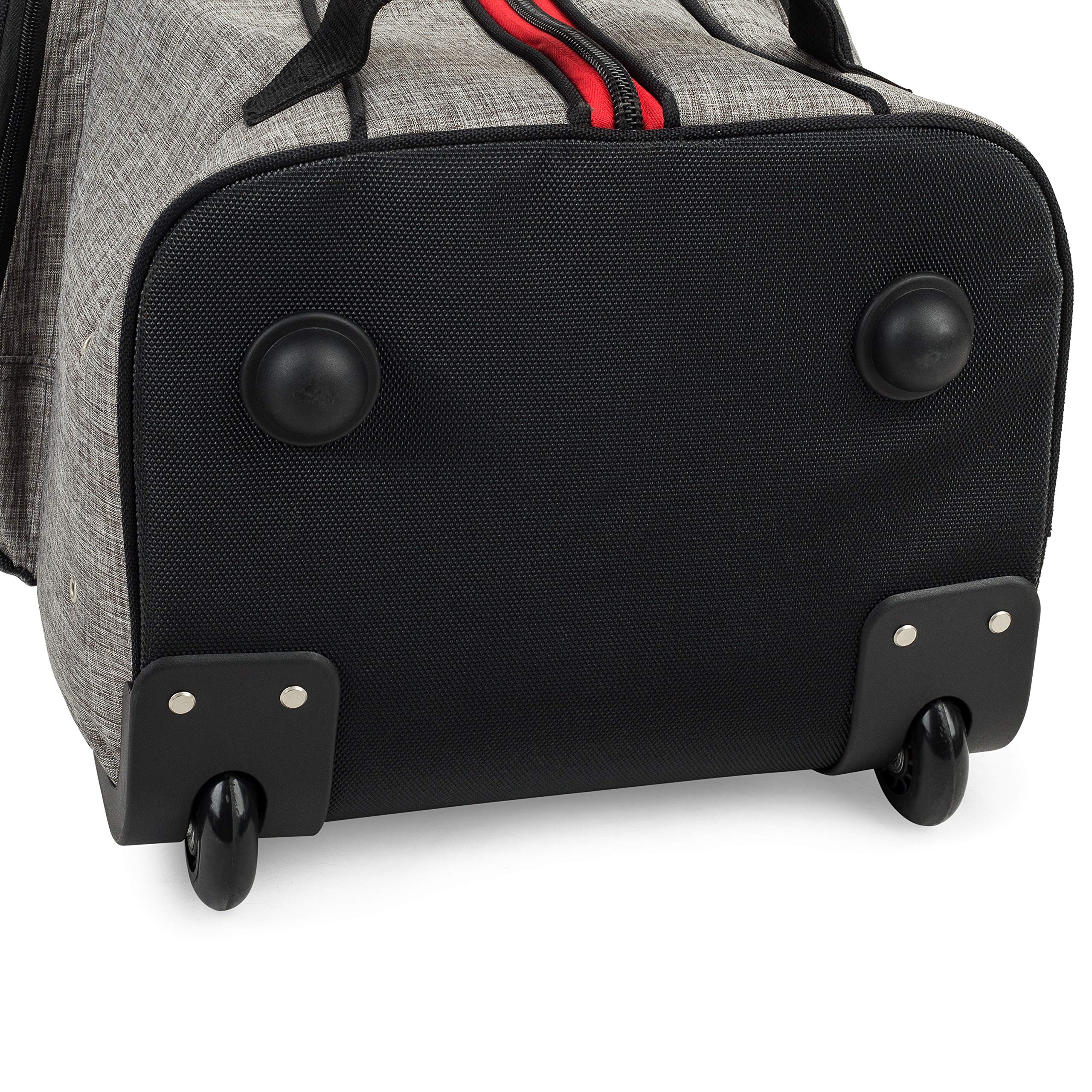 Founders Club Golf Travel Bag Travel Cover Luggage for Golf Clubs with ABS Hard Shell Top
