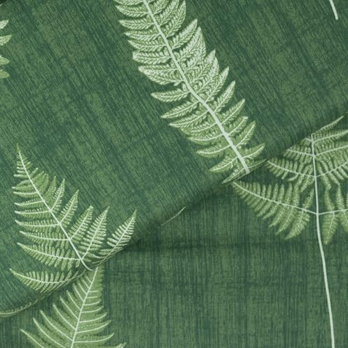 Stitch & Sparkle 100% Cotton Duck 45" Width Fern Green Color Sewing Fabric by The Yard