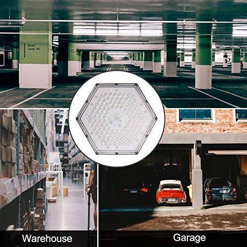 FACAIMO 300W UFO Led Lights LED Warehouse Lights High Bay LED Lights 10000 Lumen 6000-6500K IP67 Warehouse LED Lights (300W-110V)