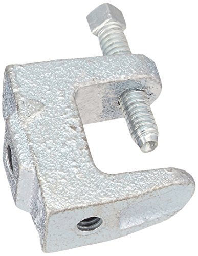Morris 17486 Universal Beam Clamp, Malleable Iron, 1/4" - 20"