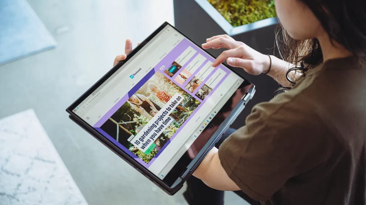 MSI Summit E16 Flip 16” QHD+ 120Hz Touchscreen 2-in-1 Business Laptop (Intel i7-1195G7, 16GB RAM, 1TB SSD, RTX 3050) Long-Battery Life, Backlit, Killer WiFi 6E, Thunderbolt 4, Fingerprint, Win 11 Pro
