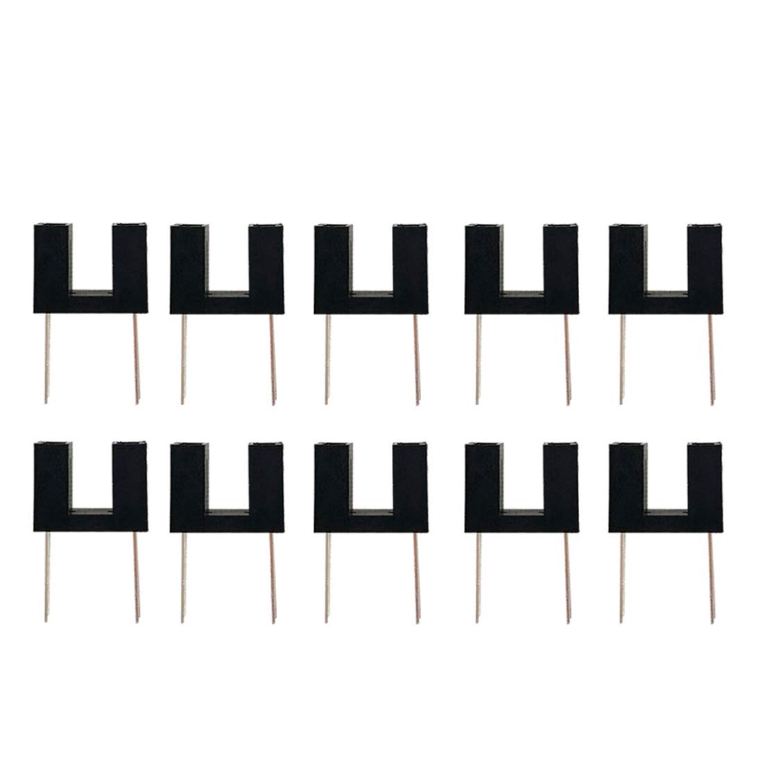 Hailege 20pcs ITR9608 ITR9608F ITR-9608 DIP-4 Opto Photo Interrupter Optical Sensor Photoelectric Switch Optical Interrupter Photoelectric Sensor DIP4