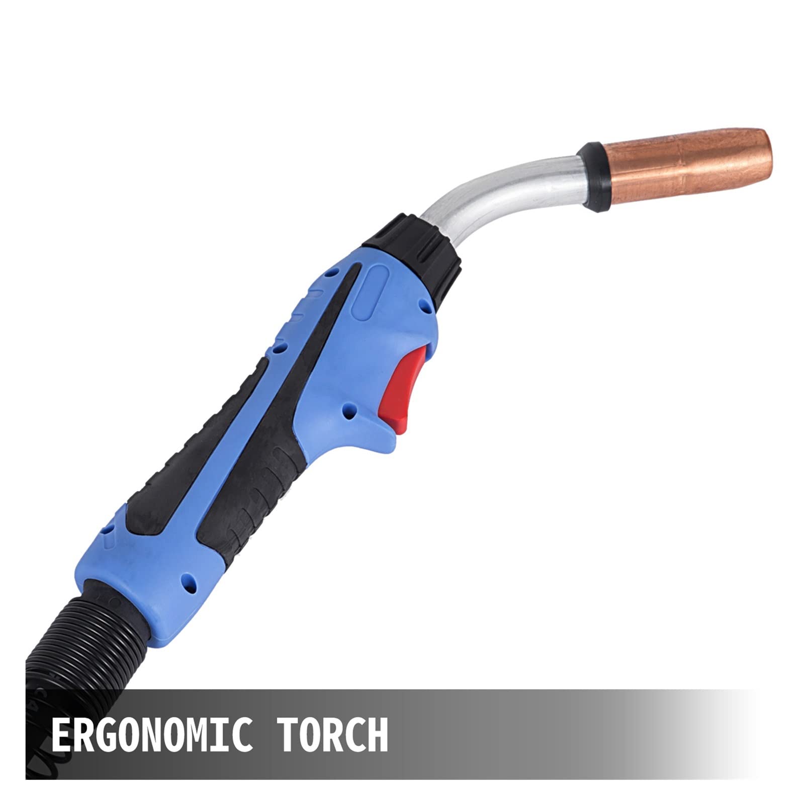 MIG Welding Gun Miller 250A Air Cooled Gas Burner Torch 4.6M Cable Welding Equipment Replacement for GA-20C GA-21C M-25 (Length : 4.6M, Welding Diameter : 2.5mm)