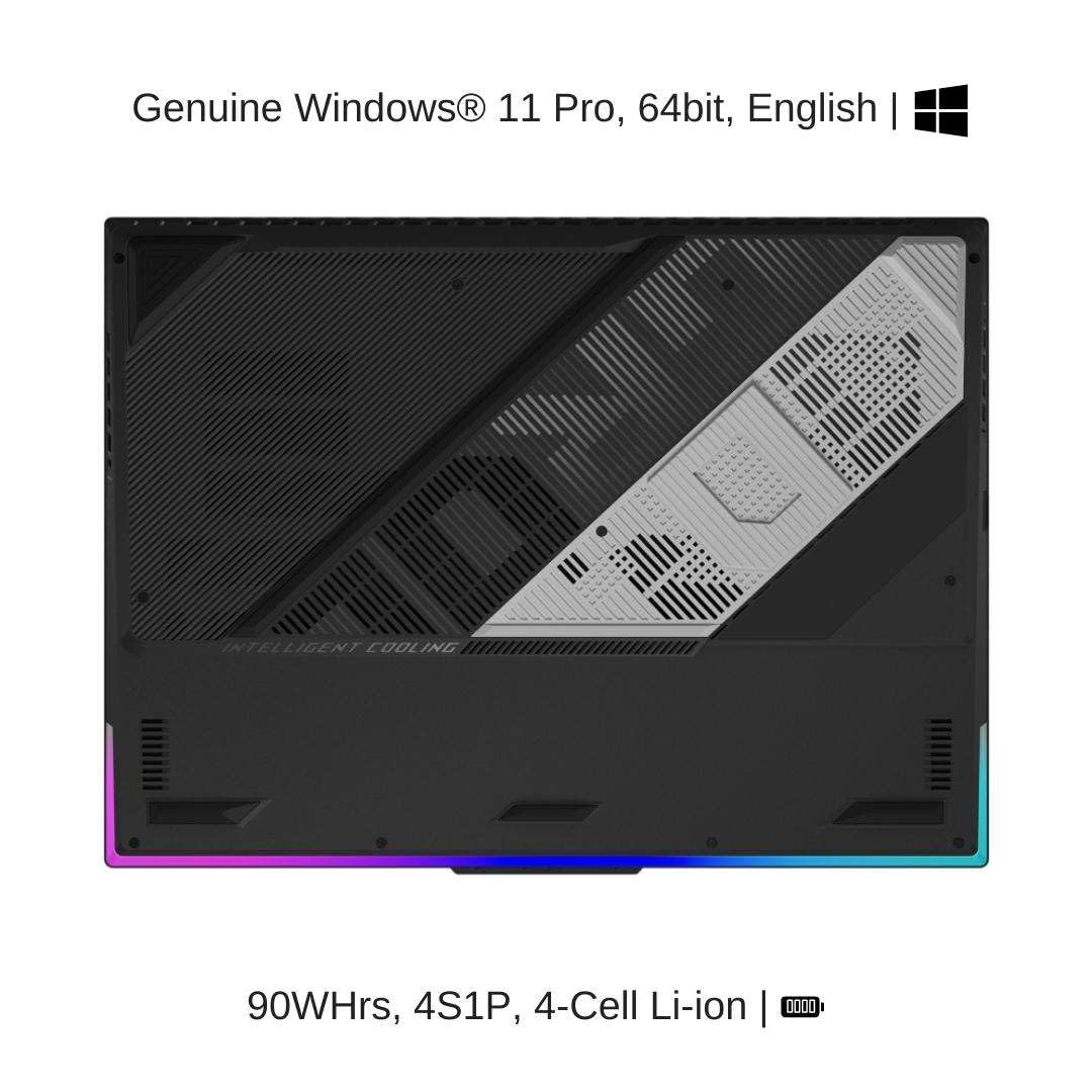 HIDevolution ASUS ROG Strix Scar 18 G834JY 18" QHD+ 240Hz, 2.2 GHz i9-13980HX, RTX 4090, 96 GB DDR5 RAM, 16 TB PCIe SSD, Windows 11 Pro